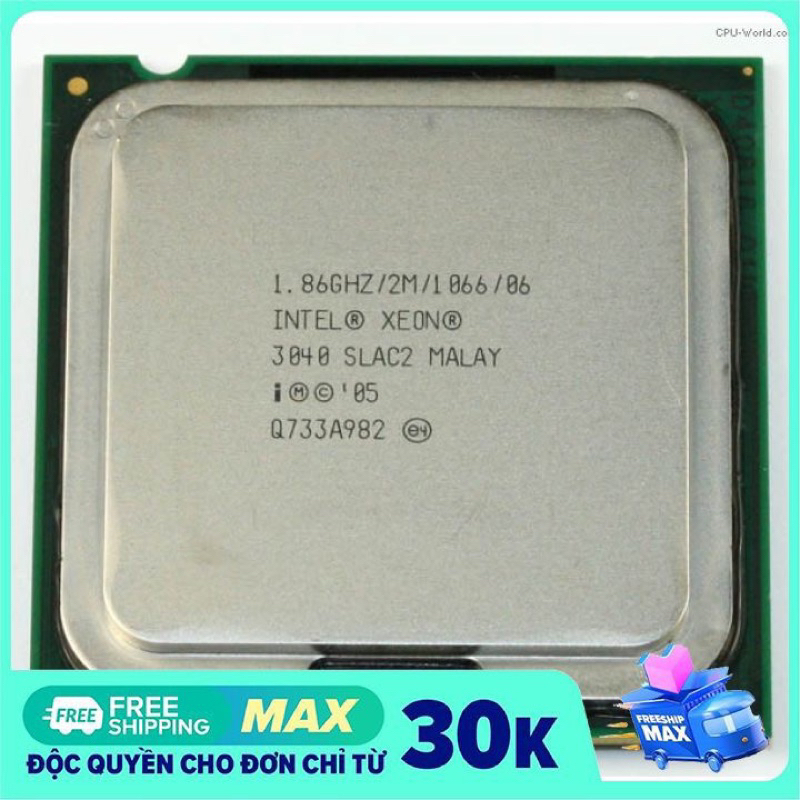 Cpu Intel Xeon 3040 | Shopee Việt Nam