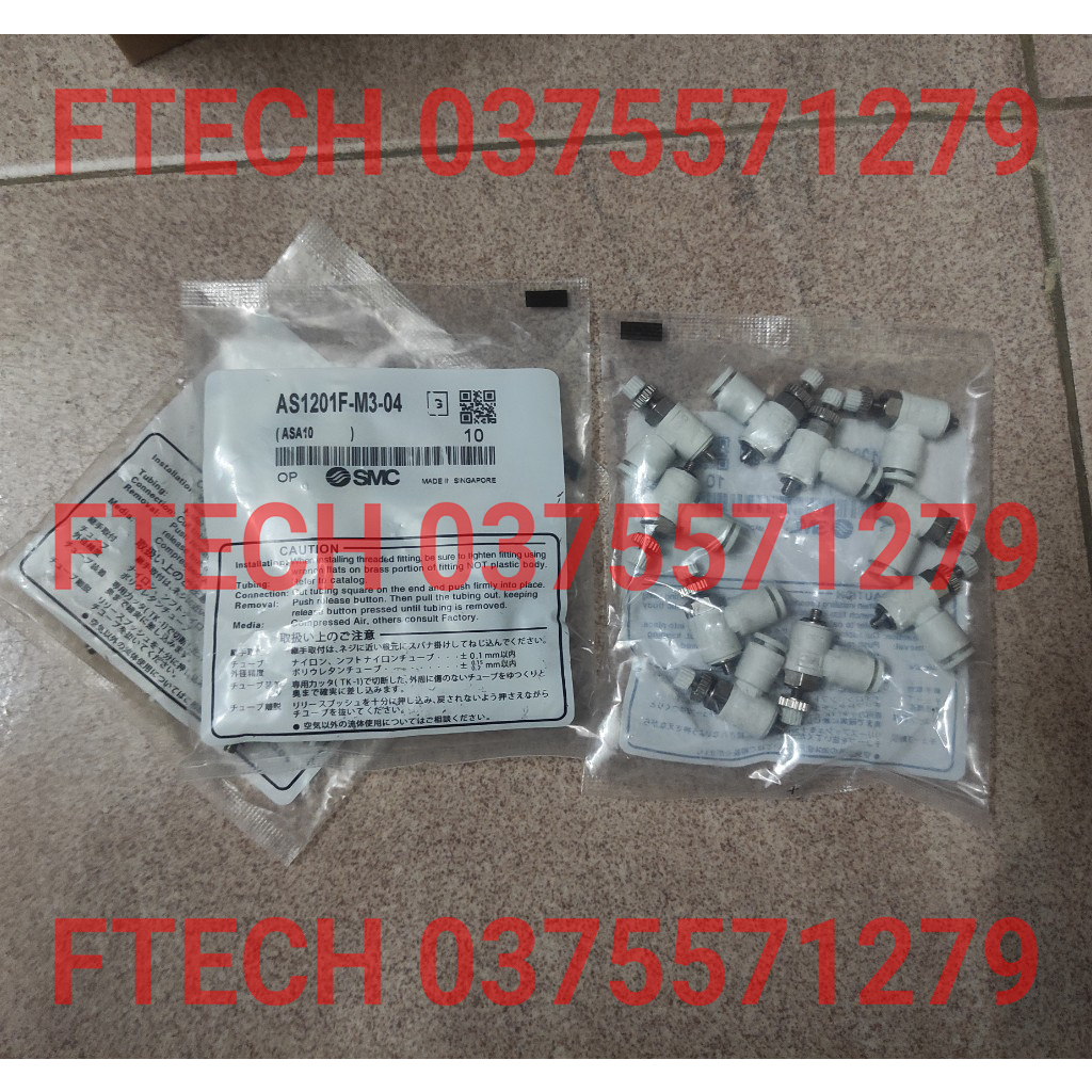 Van tiết lưu SMC AS1201F-M3-04 AS1201F-M5-04A AS2201F-01-04SA AS2201F-02-04SA AS1002F-04A (2đầu ...