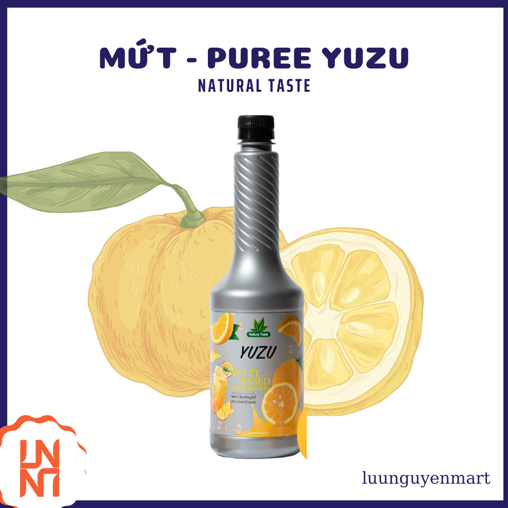 Sốt/ Mứt/ Syrup/ Siro Yuzu Natural Taste Thái Lan chuyên dùng trong pha ...