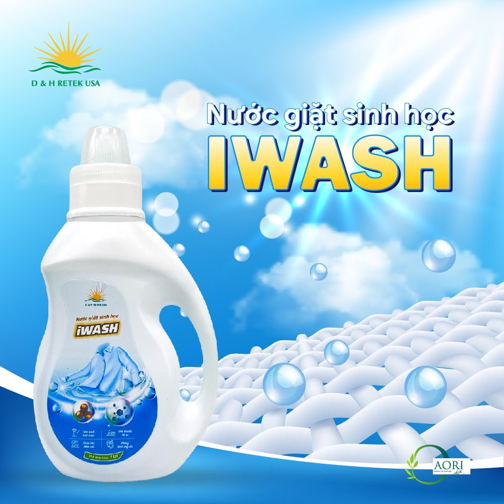 Nước giặt sinh học Iwash | Shopee Việt Nam