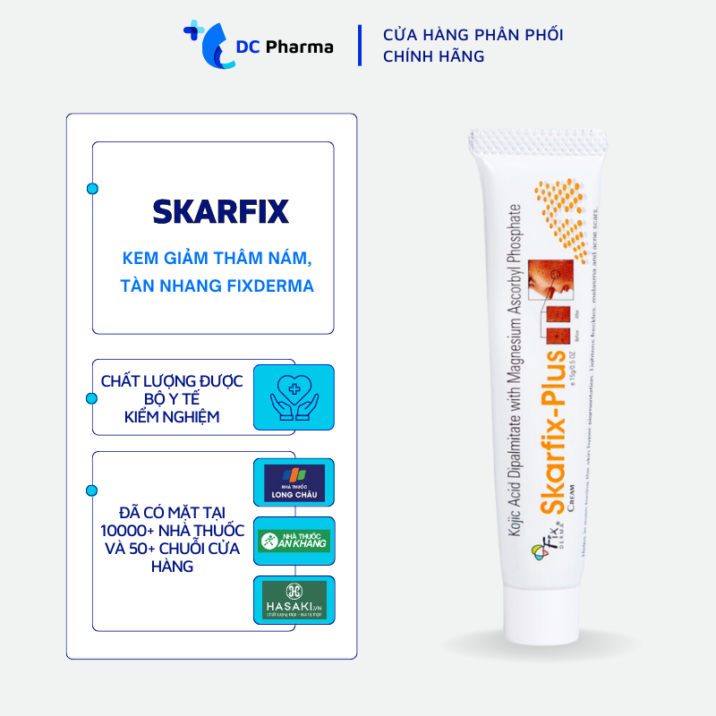 Kem Giảm Thâm Nám - Dưỡng Da Fixderma Skarfix Plus Cream 15g | Shopee ...
