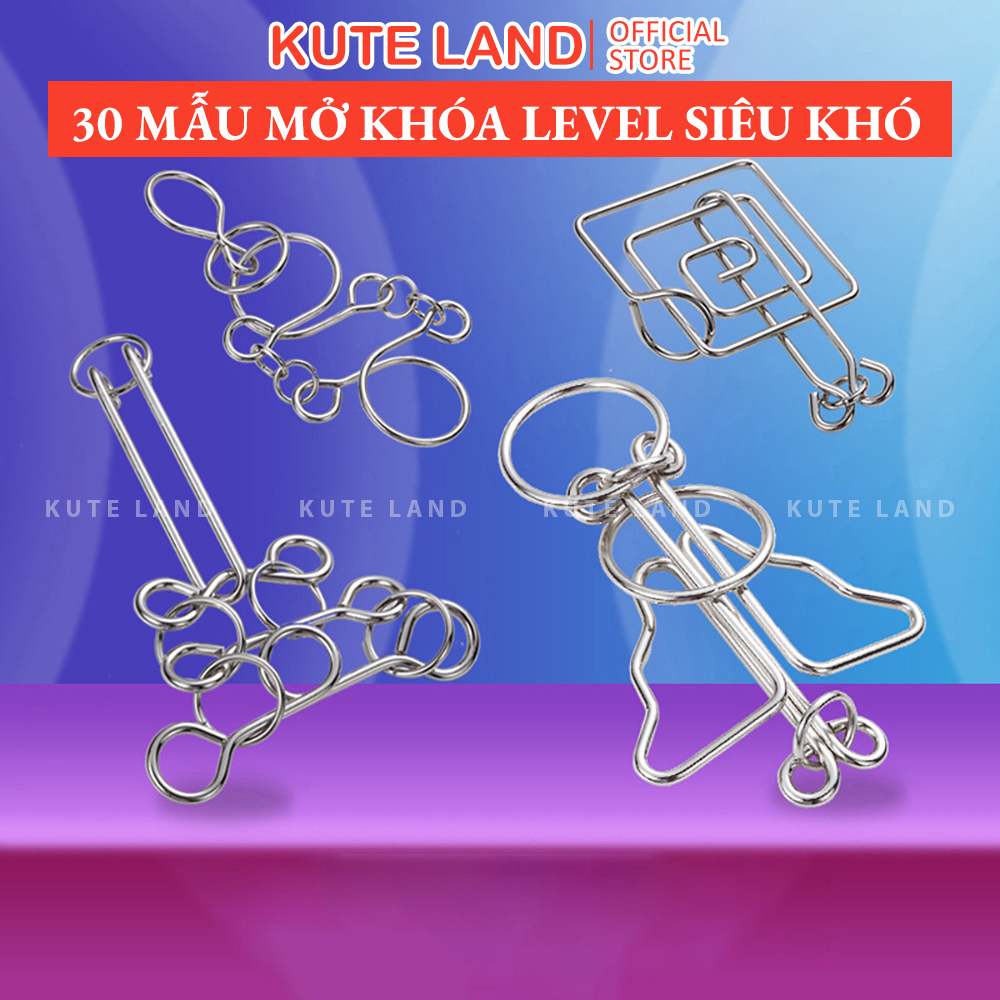 Bộ mở khóa Luban kim loại độ khó siêu cấp khóa khổng minh thích hợp để ...