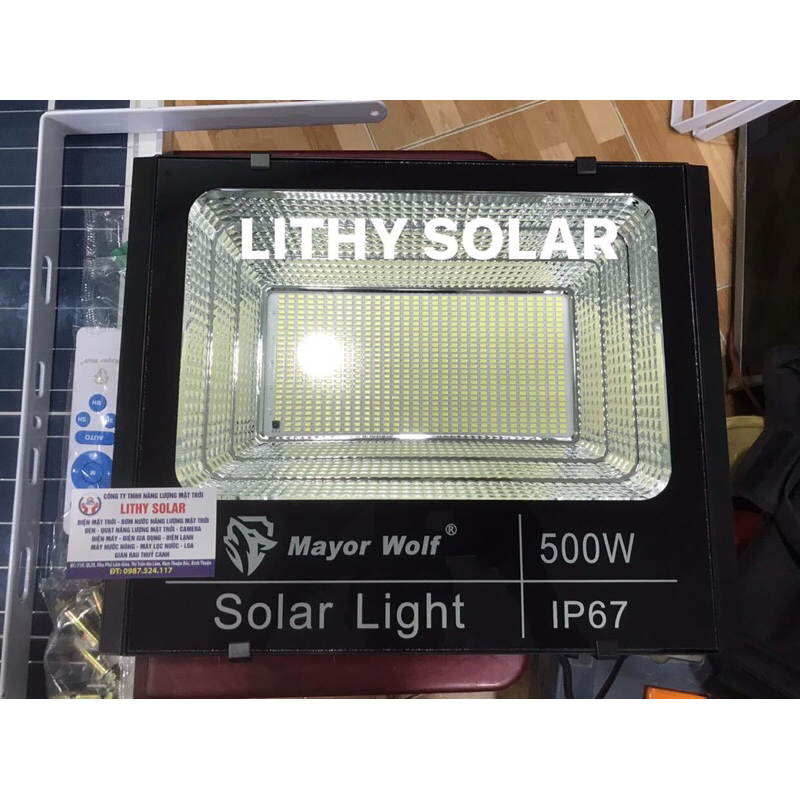 Đèn năng lượng mặt trời 500w loại 1 chính hãng Mayor Wolf | Shopee Việt Nam