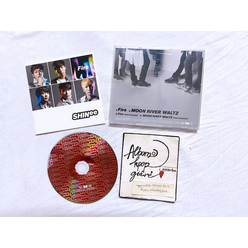 Shinee album Nhật Fire đã khui seal, gồm Cd và mini booklet | Shopee Việt Nam