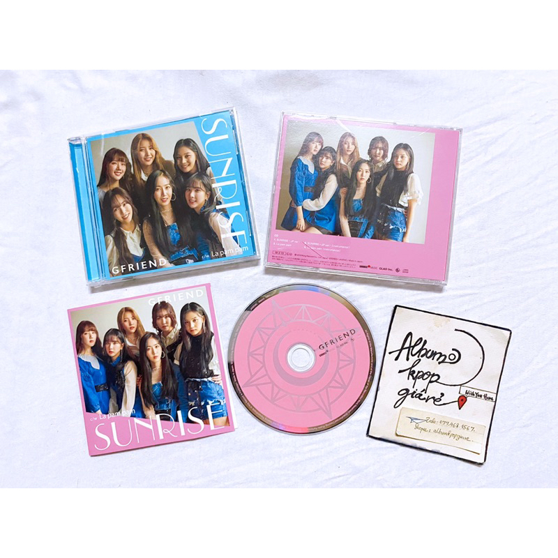 Gfriend Japan mini Album Sunrise đã khui seal, gồm booklet và 1 CD ...