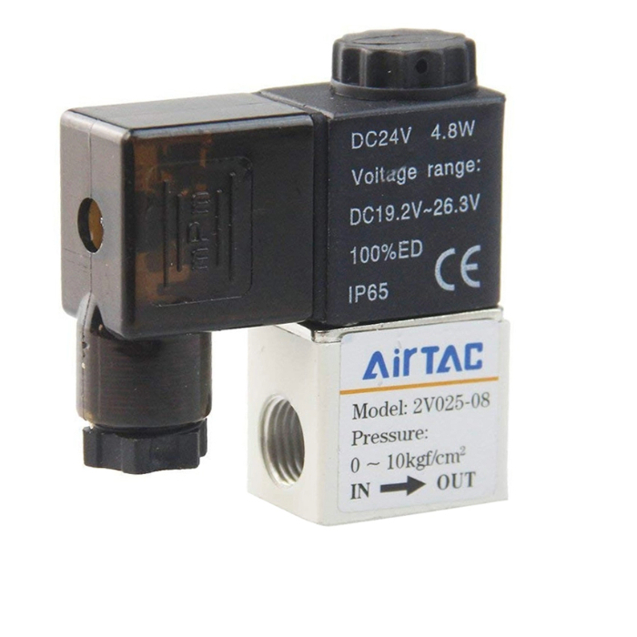 (LOẠI TỐT) Van Điện Từ Khí Nén 2V025-08 AirTac , Van Điện Từ Khí Nén 2 ...