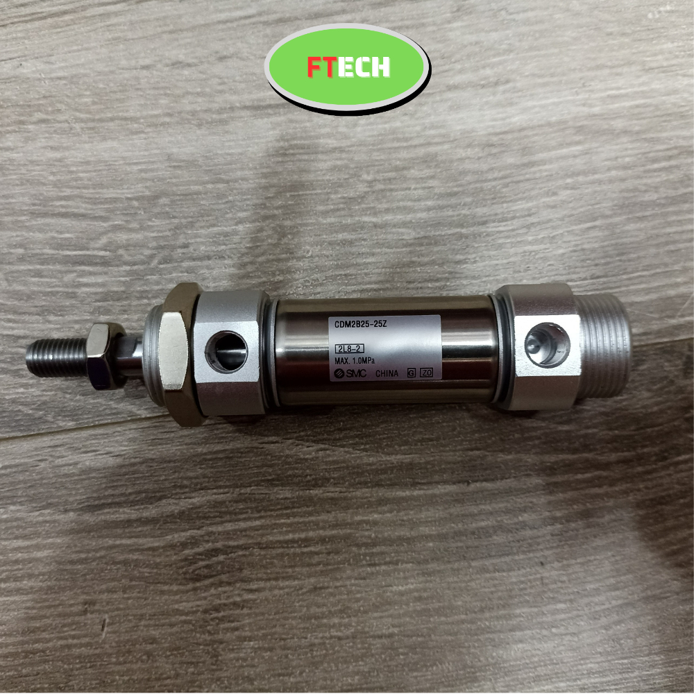 Xy Lanh Khí Nén Tròn SMC CDM2B25-20/25/30/50/75/100/125/150/175/200/250/300/350 | Shopee Việt Nam