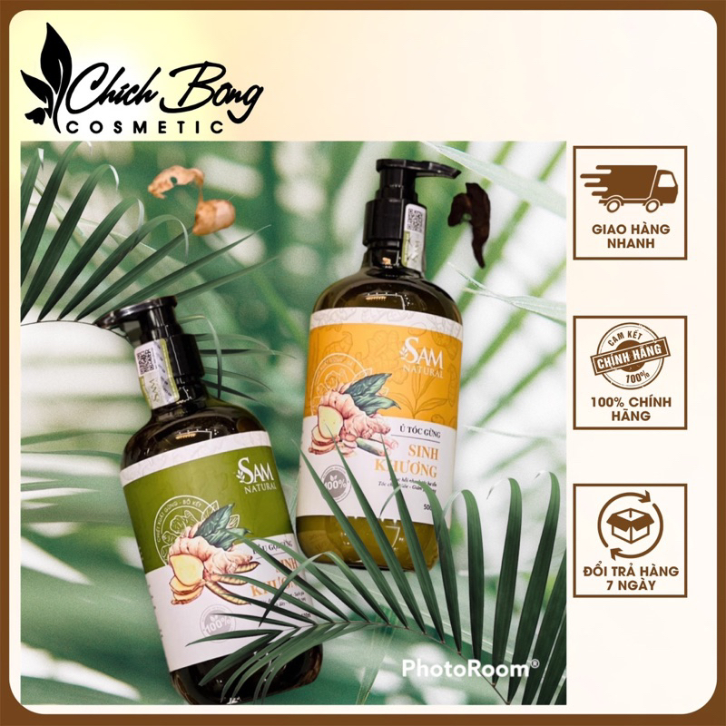Dầu Gội, Ủ Sinh Khương-Sam Natural(Date mới nhất) | Shopee Việt Nam
