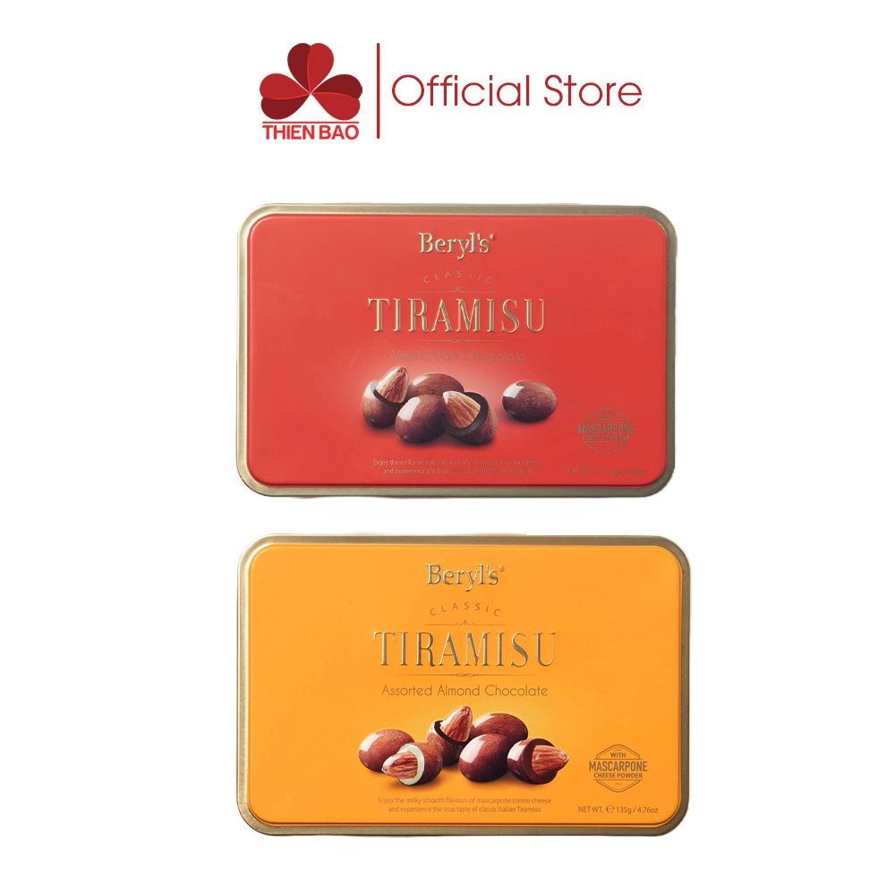 Socola Beryl's Tiramisu Almond Chocolate 135g | Shopee Việt Nam