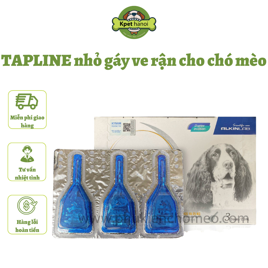 TAPLINE - ALKIN Nhỏ gáy phòng ngừa và chống ve rận, bọ chét hiệu quả ...