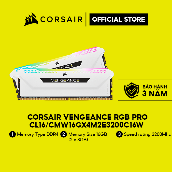 Bộ nhớ trong Corsair DDR4 Vengeance RGB PRO Heat spreader,RGB LED ...