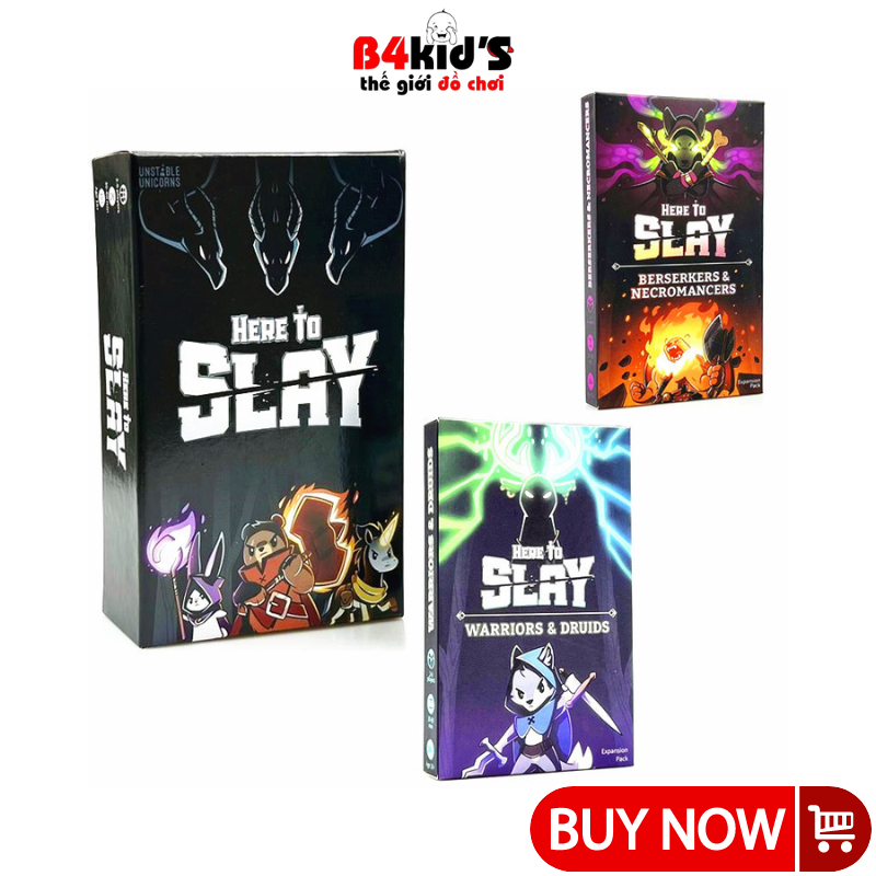 Board game here to slay trò chơi thẻ bài cơ bản và mở rộng đầy đủ phiên ...