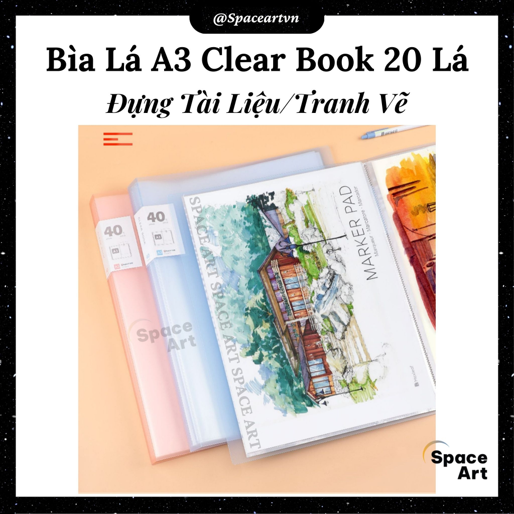 Bìa Lá A3 20 Lá/30 Lá - Lưu Trữ Tài Liệu/Tranh Vẽ | Shopee Việt Nam