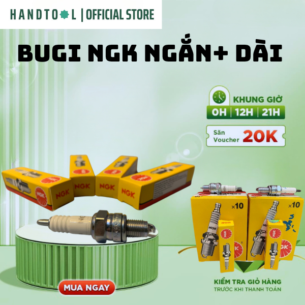 Bugi NGK HANDTOOL Xe Dream Wave C5 chân ngắn $ C9 chân dài (Chính Hãng ...