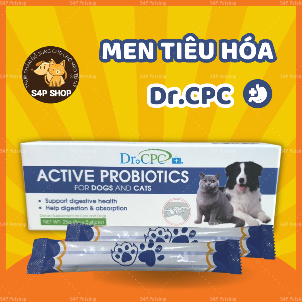 Men tiêu hóa cao cấp tiêu chảy, táo bón cho chó mèo Active Probiotics ...
