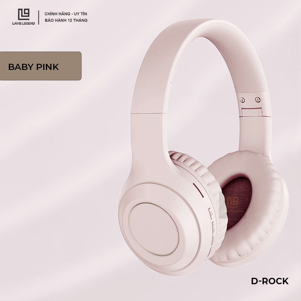 Tai Nghe Bluetooth Chụp Tai D-Rock DR58 Âm Bass Mạnh, Tai Nghe Không Dây Có Mic, Pin Sử Dụng 12 ...