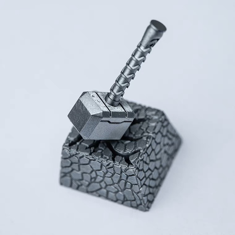 Bàn Phím Cơ Marvel Thor's Hammer Hút Từ Tính Trong Mờ Keycap Cá Nhân ...
