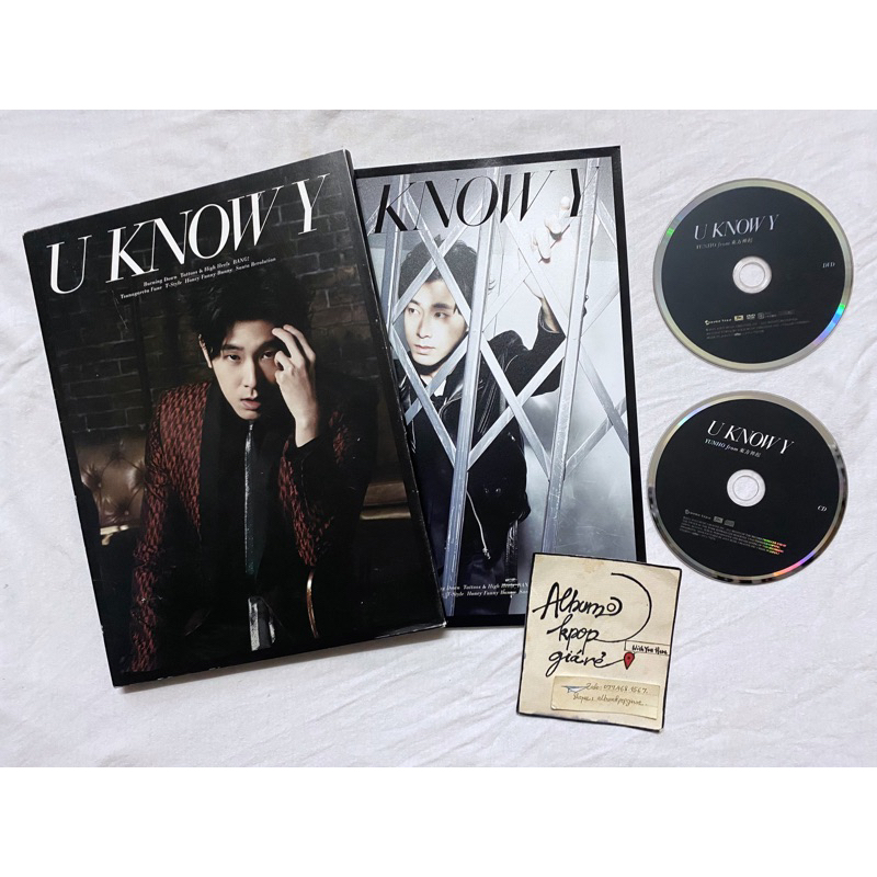 Dbsk Tvxq Uknow Album U Know Y đã khui seal, gồm CD DVD và photobook như hình. | Shopee Việt Nam