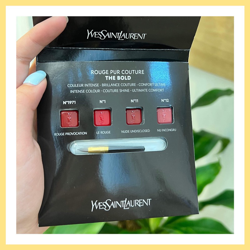 Sample Son YSL Rouge Pur Couture The Bold (4 màu) | Shopee Việt Nam