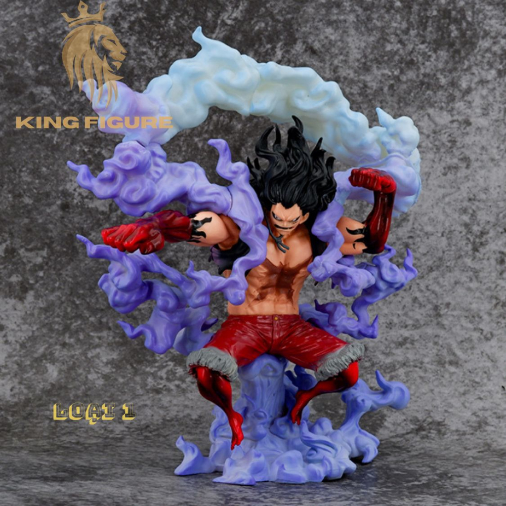 [Có Box]26cm Mô hình Luffy Gear 4 Snake Man POP SA Maximum King Figure ...