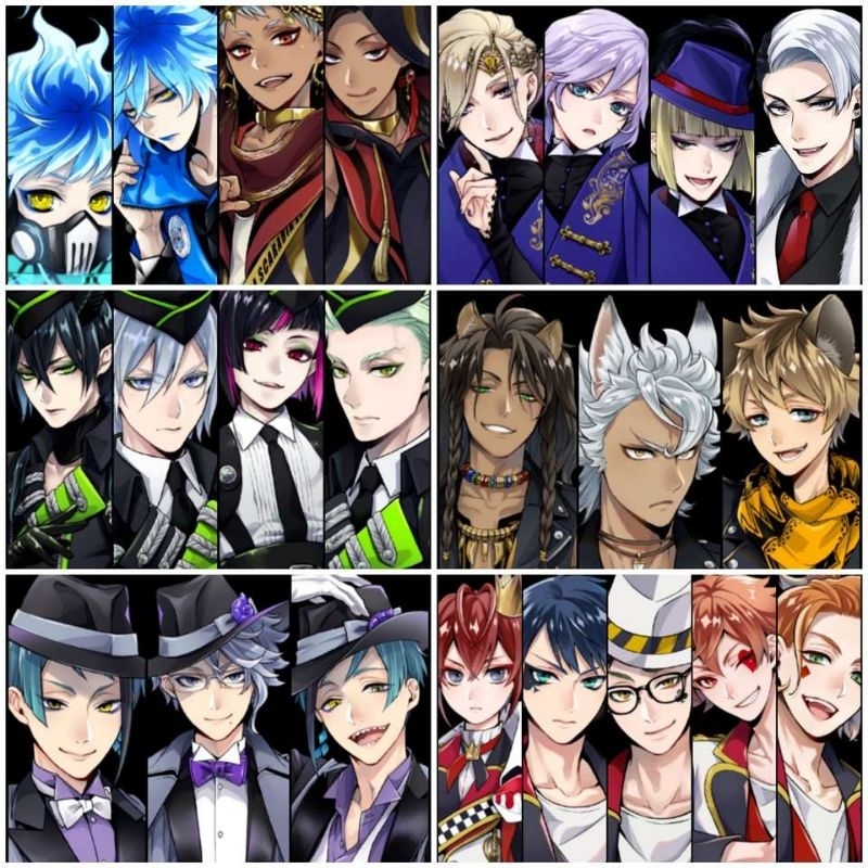 ( MS147 ) Móc Khóa + Huy Hiệu Nhân Vật Disney Twisted Wonderland ...