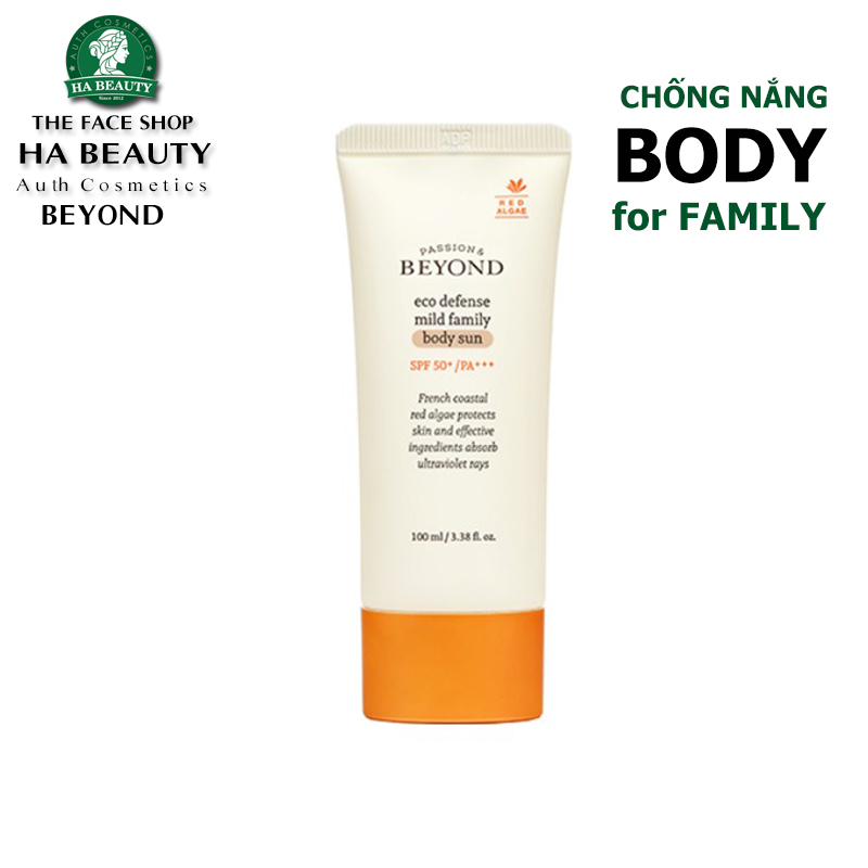 Kem chống nắng body dùng cho gia đình BEYOND eco daily defense mild ...