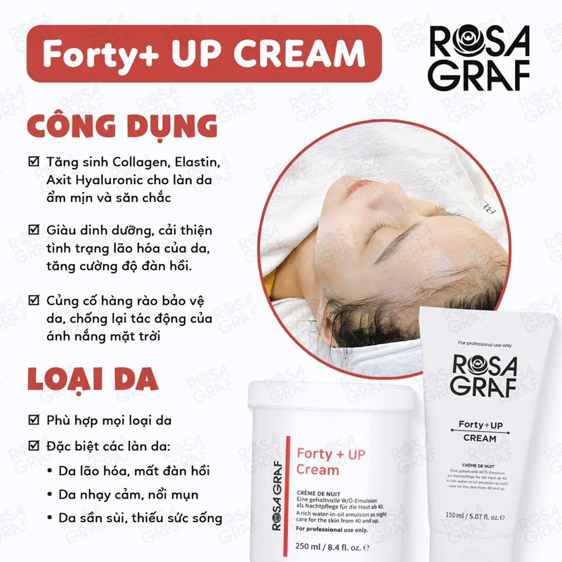 Kem dưỡng Rosa Graf Forty Plus Up Cream Be'Balance 150g - Ricorner88 ...