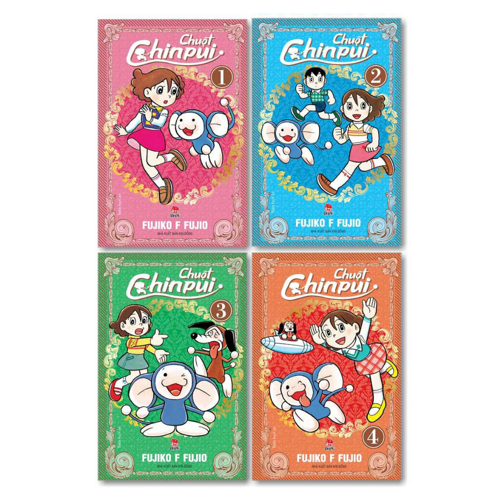 Truyện tranh Chuột Chinpui - Trọn bộ 4 tập - NXB Kim Đồng - Fujiko F ...