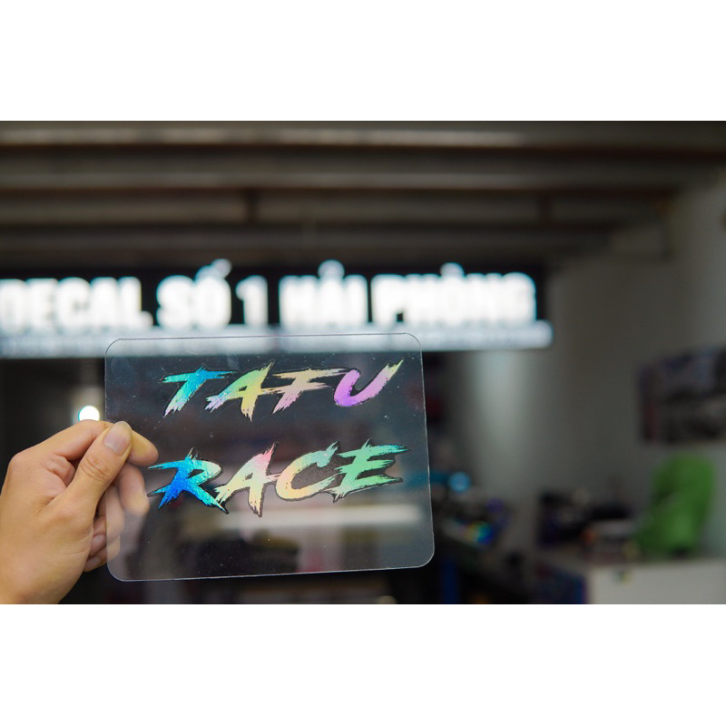 Tem dán xe máy Race - TaFu ( kích thước ngang 15cm -30cm) | Shopee Việt Nam