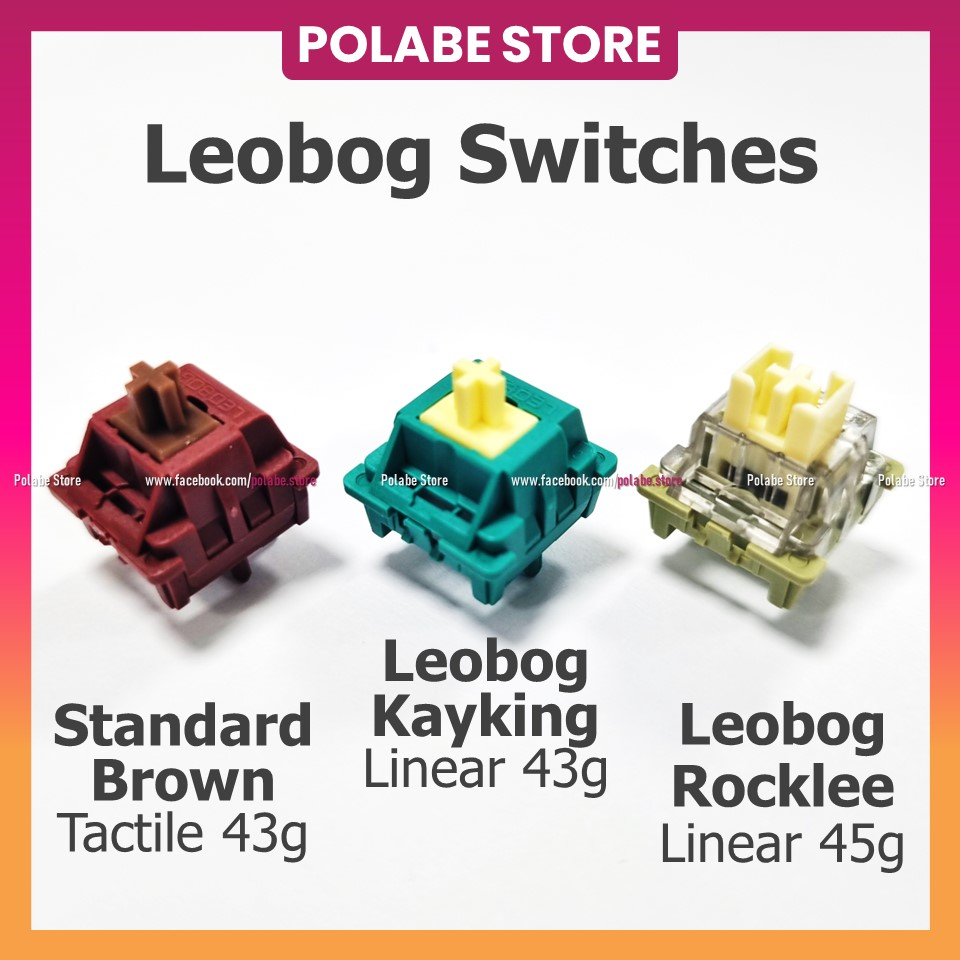 Công tắc Aula Leobog Rocklee linear switch bàn phím cơ Leobog Kayking ...