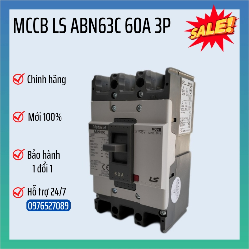 MCCB LS ABN63C 60A 3P 18KVA | Shopee Việt Nam