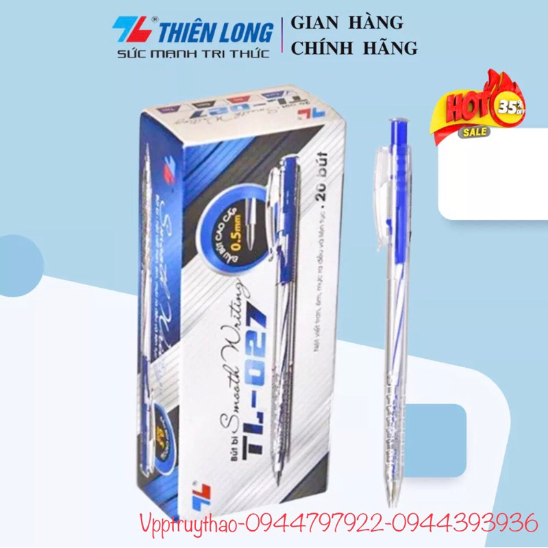 Bút Bi Thiên Long TL027- (20c/1h ) | Shopee Việt Nam