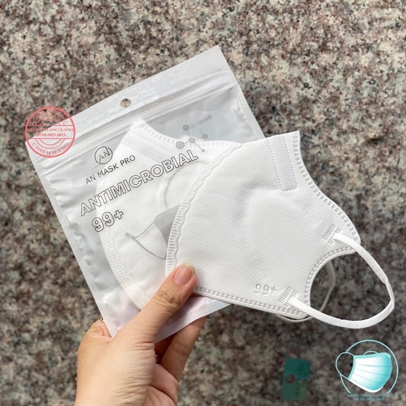 Khẩu Trang N99 6D AN Mask Pro [Combo 100 chiếc ] 5 lớp lọc kháng khuẩn ...