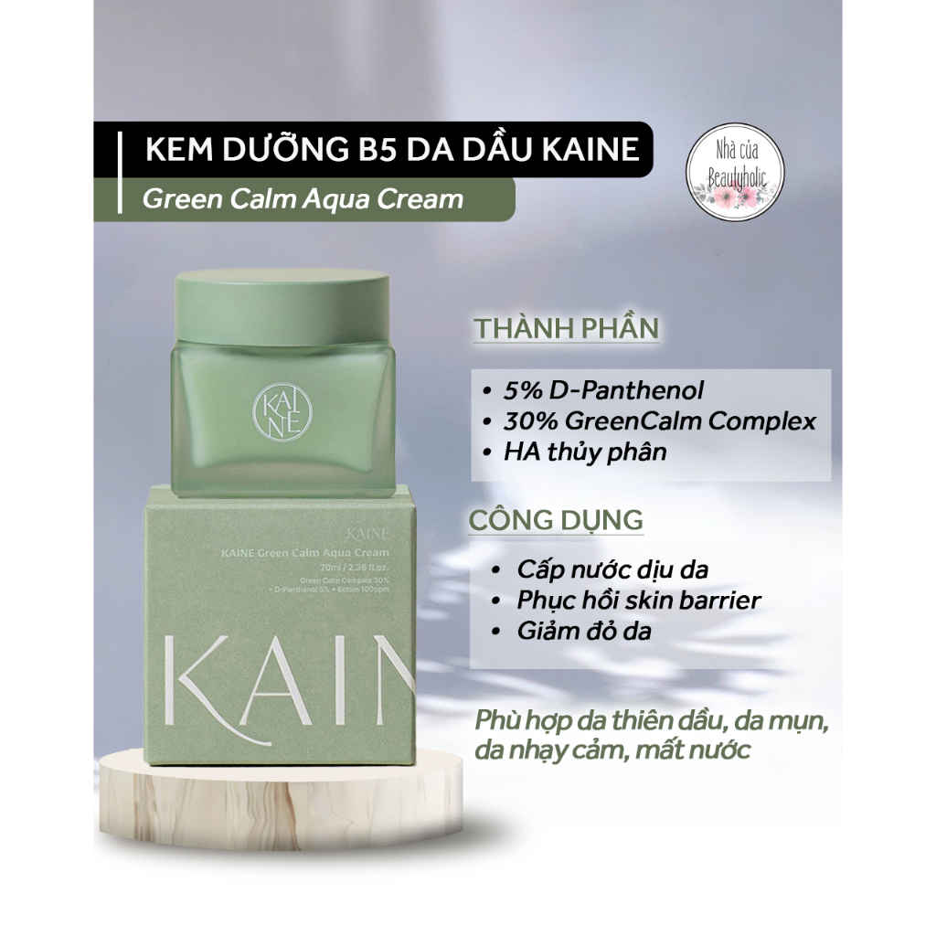 Gel dưỡng B5 KAINE GREEN CALM AQUA CREAM 70ml | Shopee Việt Nam