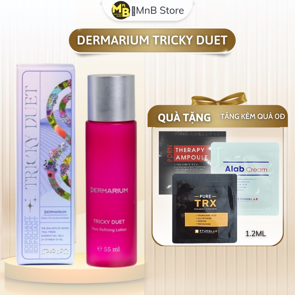 TRICKY DUET Dermarium - Dung dịch làm sạch lỗ chân lông 55ml 150ml ...