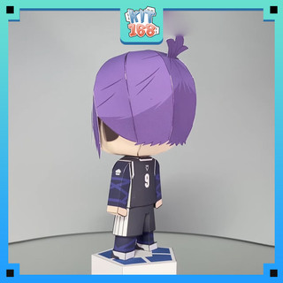 Mô hình giấy Anime Game Chibi Reo Mikage - Blue Lock + kit hộp trang ...
