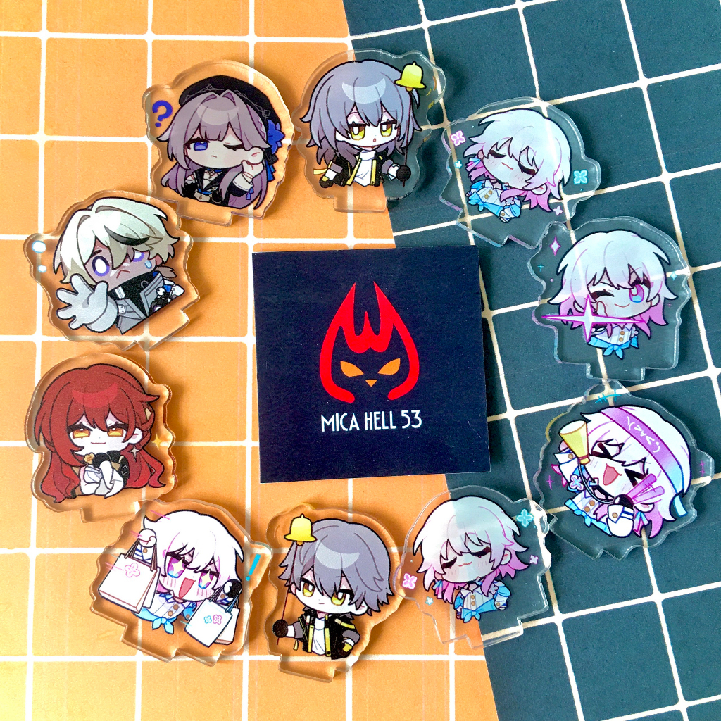 Standee Mini Honkai Star Rail Standee Anime Manga Acrylic 3cm Nhân vật ...