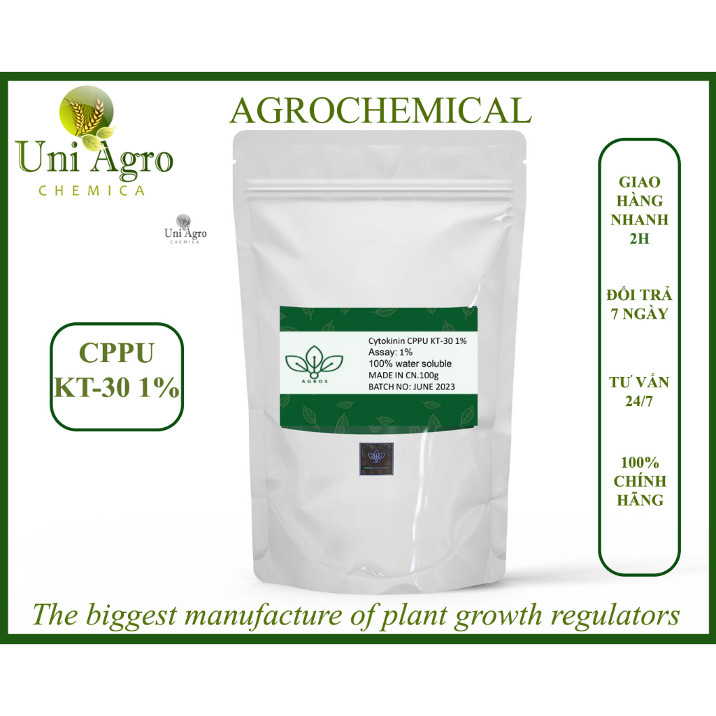 Cppu kt - Cytokinin CPPU KT-30 1% - Chất Tăng kích thước trái cây 100g | Shopee Việt Nam