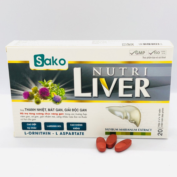 NUTRI LIVER GIẢI ĐỘC GAN THANH NHIỆT | Shopee Việt Nam