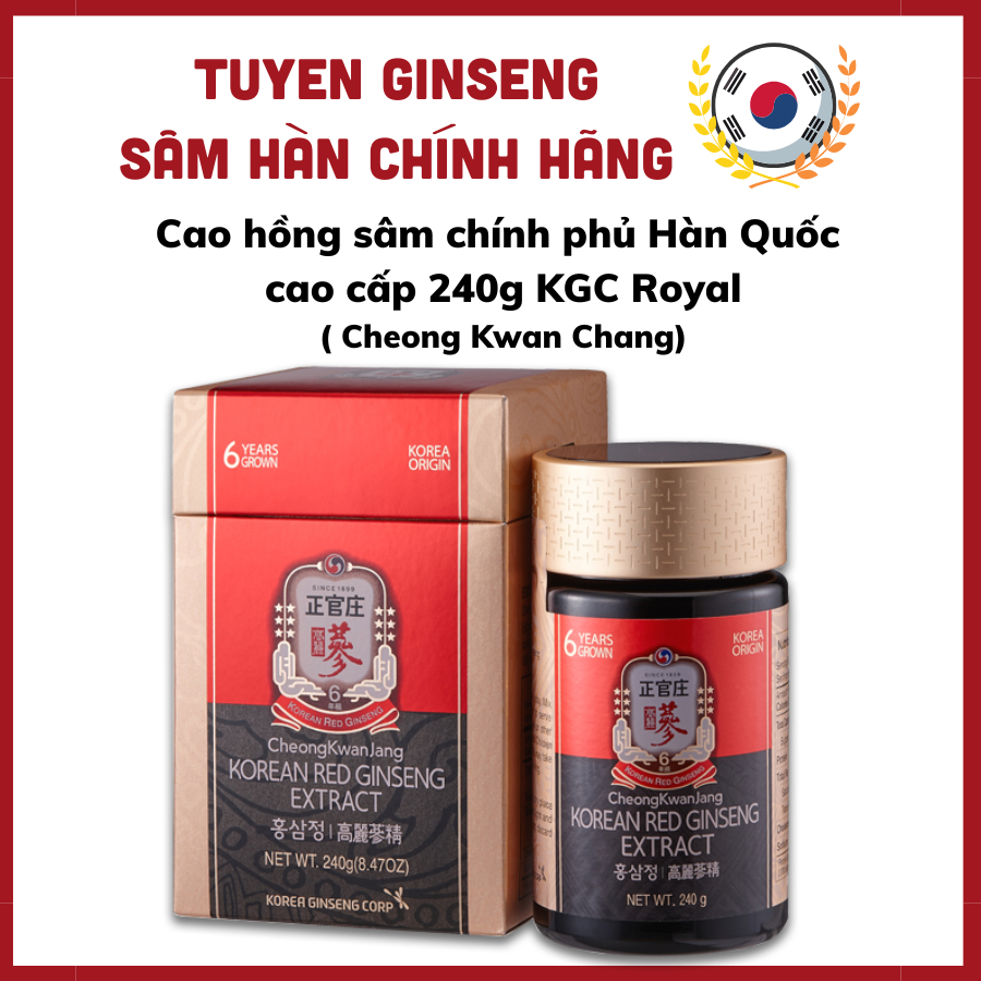 Cao hồng sâm 240gram KGC Royal (Cheong Kwan Chang) - Cao hồng sâm chính ...