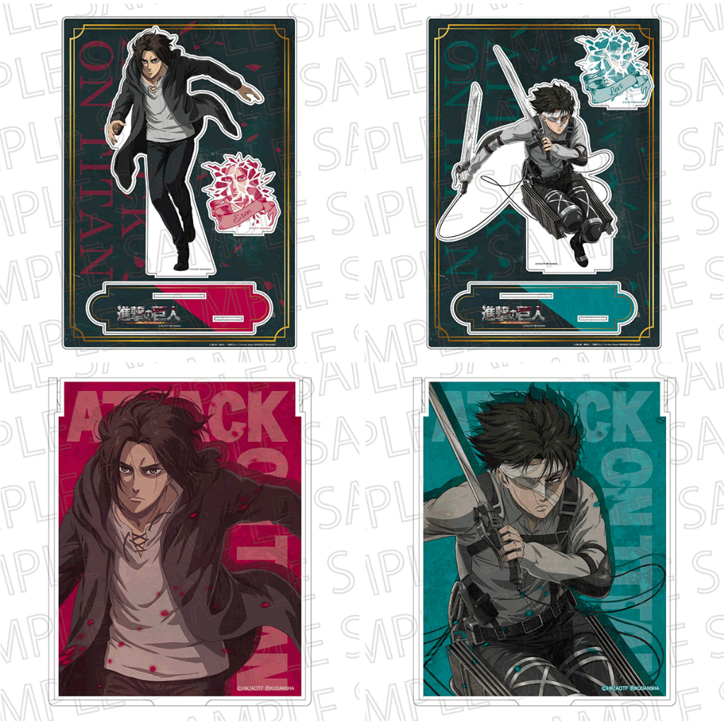 [Attack on Titan] Standee mô hình nhựa cứng siêu to khổng lồ Eren Levi ...