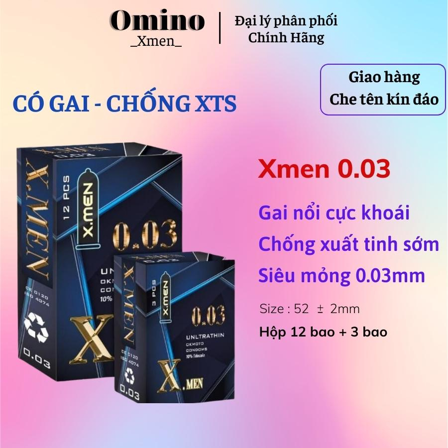 Bao Cao Su Gai Kéo Dài Thời Gian Quan Hệ XMEN Hộp 12c, Bcs có gai tăng khoái cảm - Omino ...
