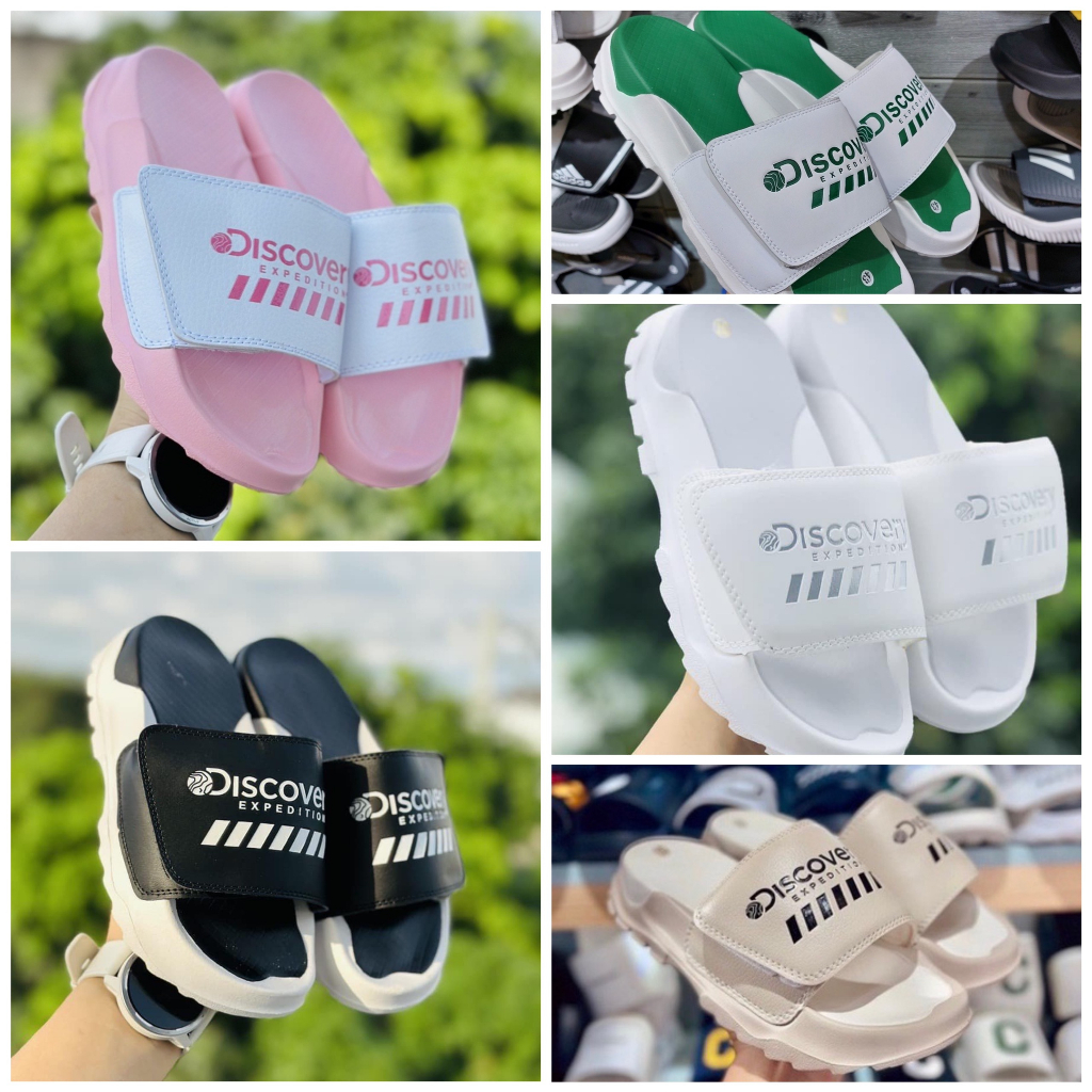 Dép nam nữ quai ngang Discovery 4 phân phiên bản cao cấp , Dép quai ngang unisex mẫu mới hót ...