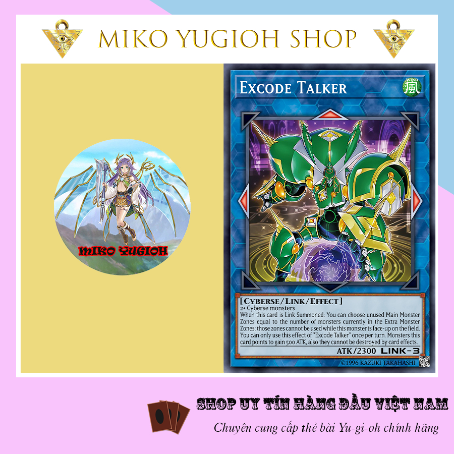 [ Miko Yugioh ] Thẻ Bài Yugioh Chính Hãng Tiếng Nhật Excode Talker ...