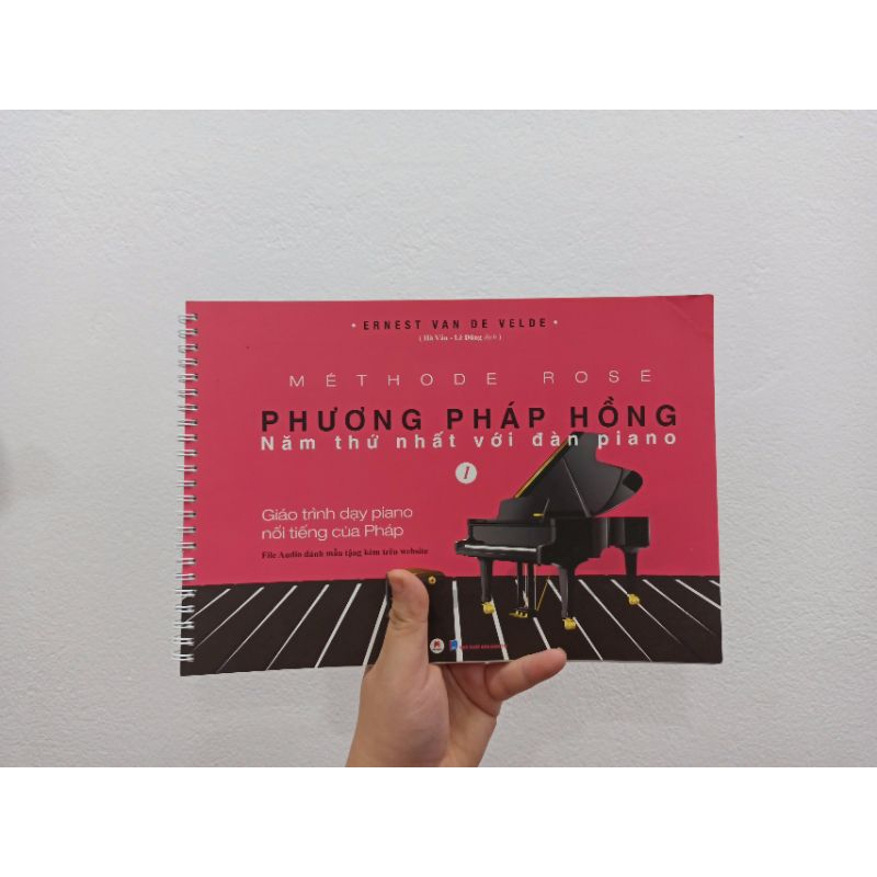 Tự Học Piano Methode Rose Quyển 1 (Phương Pháp Hồng) | Shopee Việt Nam