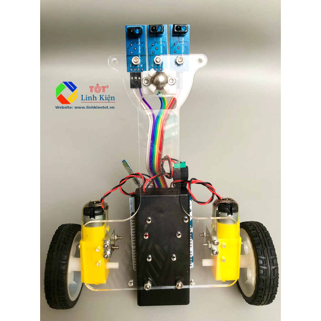 [Kèm code] Bộ xe đua dò đường Arduino dò line siêu nhạy, điều khiển ...