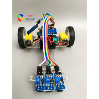 [Kèm code] Bộ xe đua dò đường Arduino dò line siêu nhạy, điều khiển ...