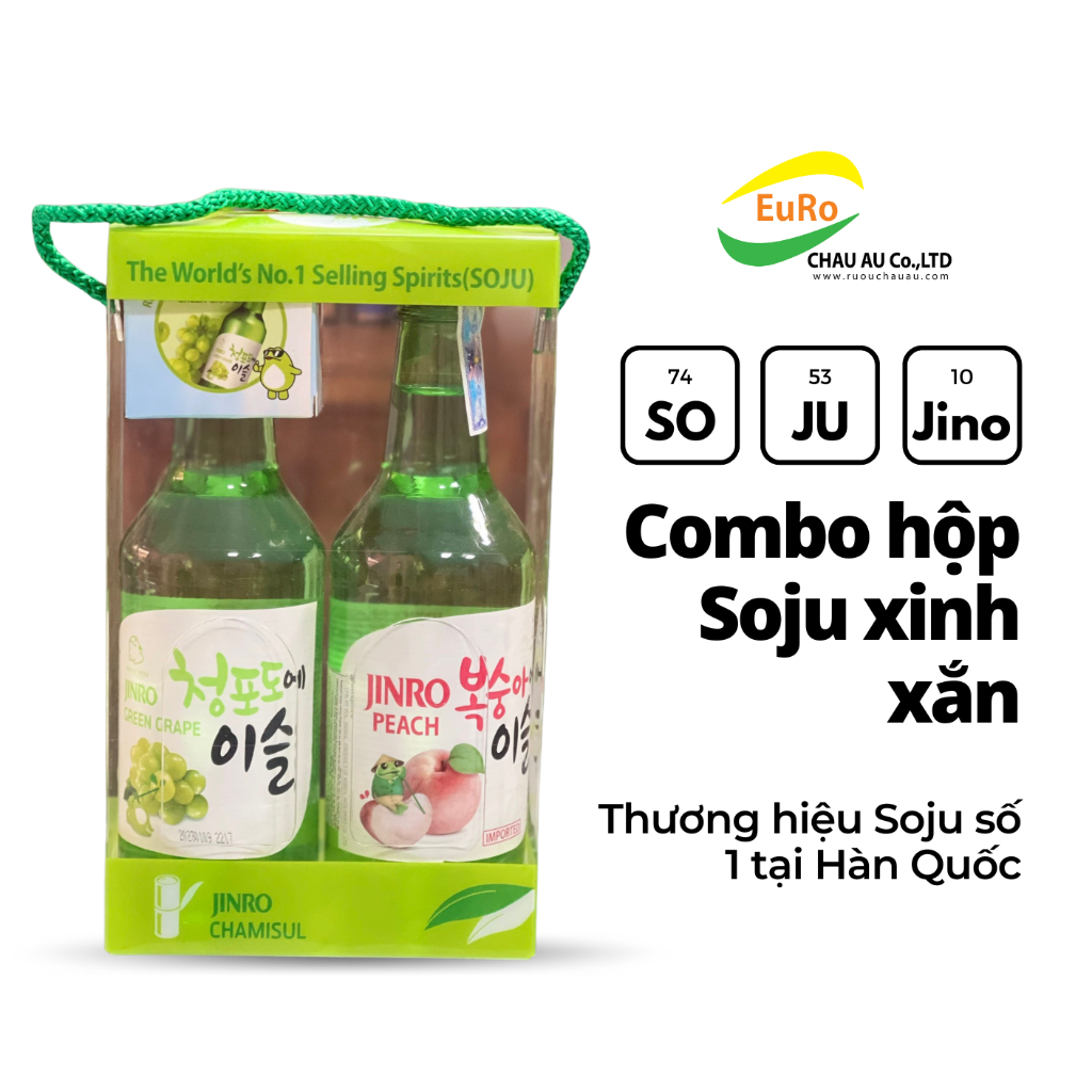 Combo 2 chai Nước Vị Trái Cây Soju Jinro - Hàn Quốc | Shopee Việt Nam