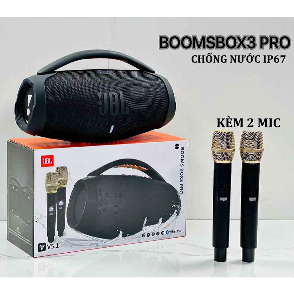 Loa Karaoke Bluetooth JBL Boombox 3 Pro (KÈM 2 MIC) | Shopee Việt Nam