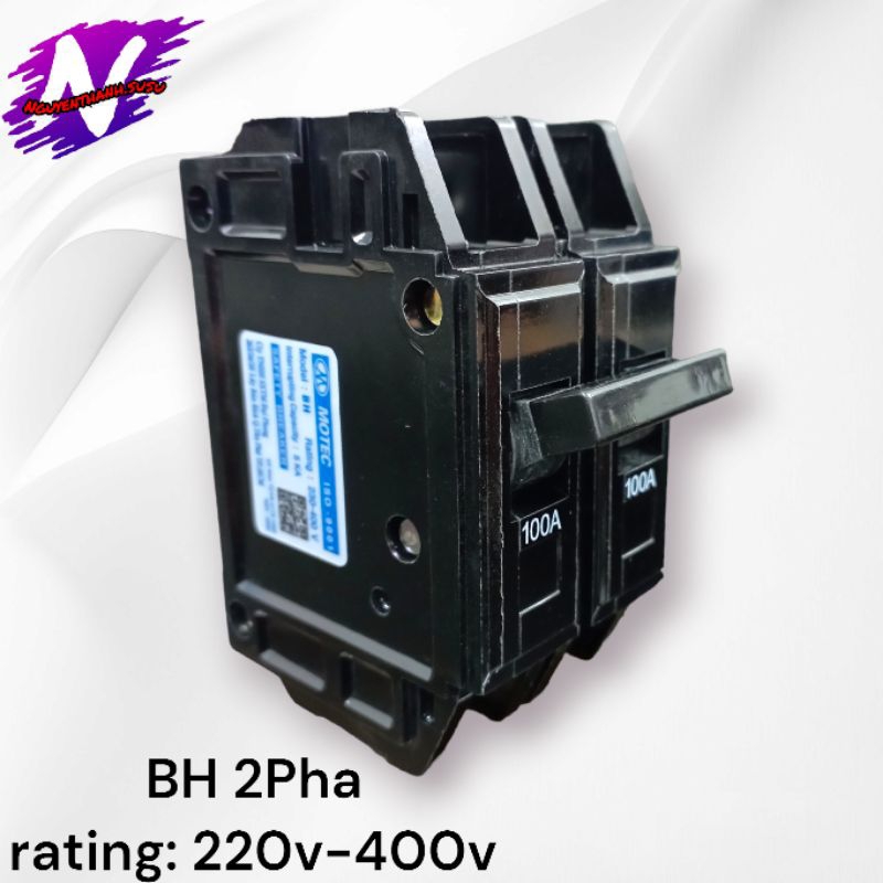 cb 2 pha motec, cầu dao tự động 2 pha đen motec ,aptomat bh 2 pha đen ...